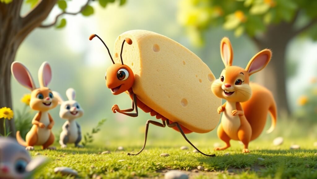 The Brave Little Ant – A Motivational Story for Kids